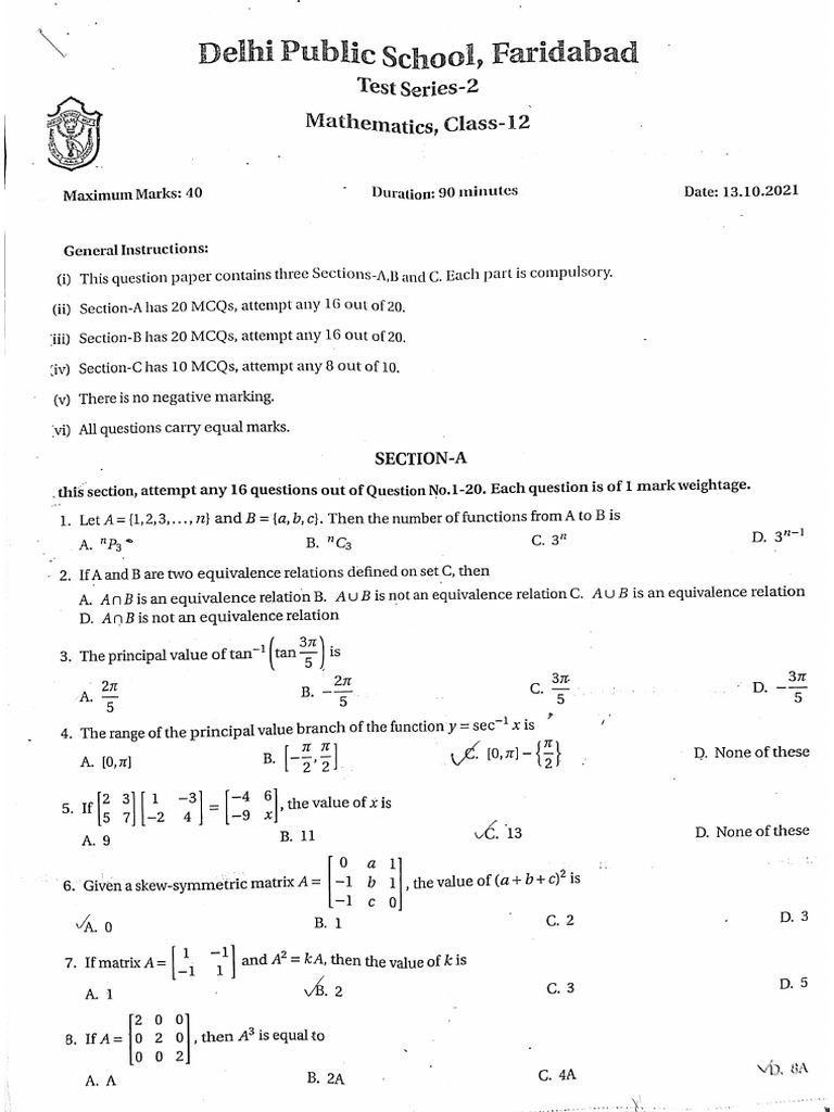 Question Paper | PDF