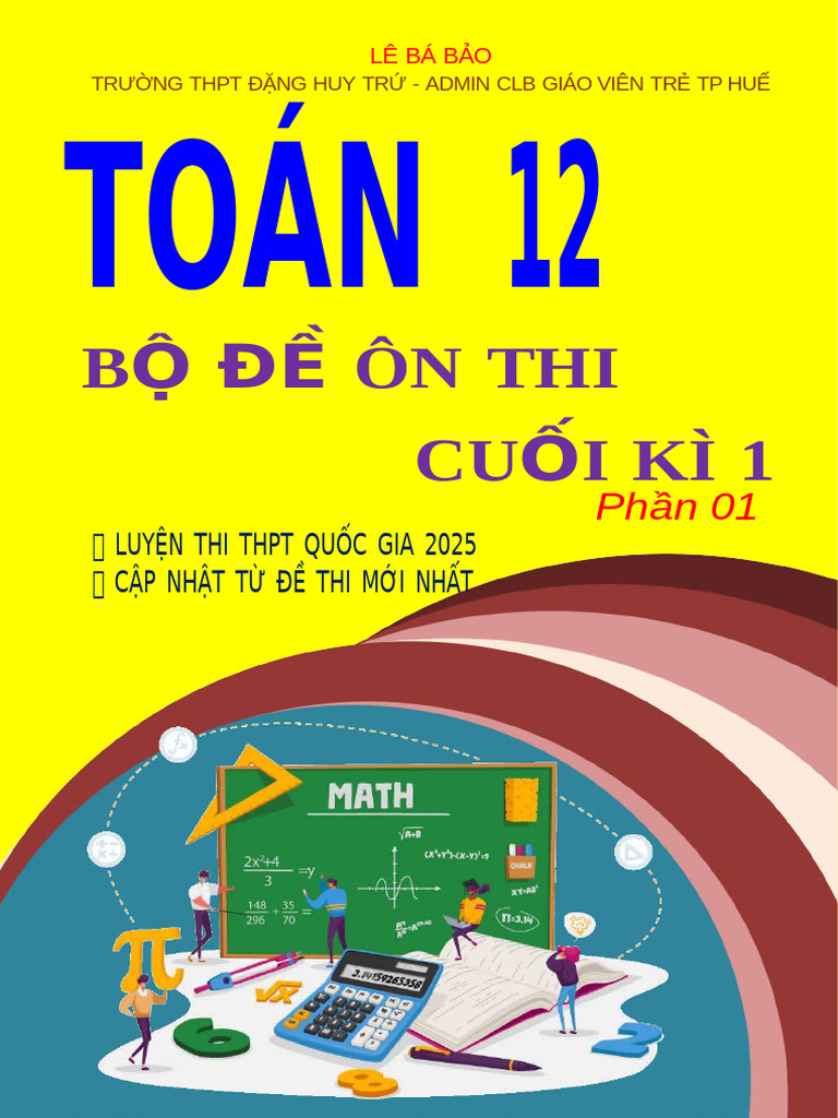 eBook de on Cuoi Ki 1 Toan 12 Kntt | PDF