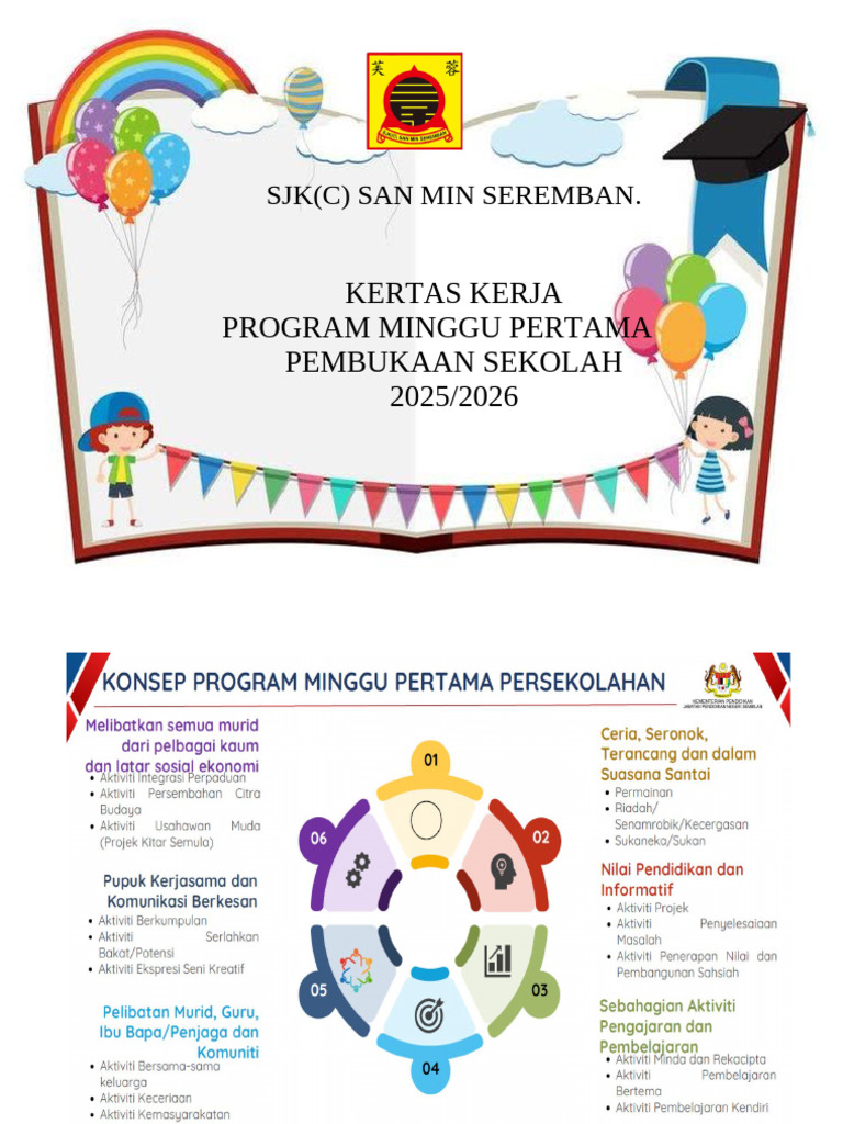 Program Minggu Pertama Persekolahan | PDF