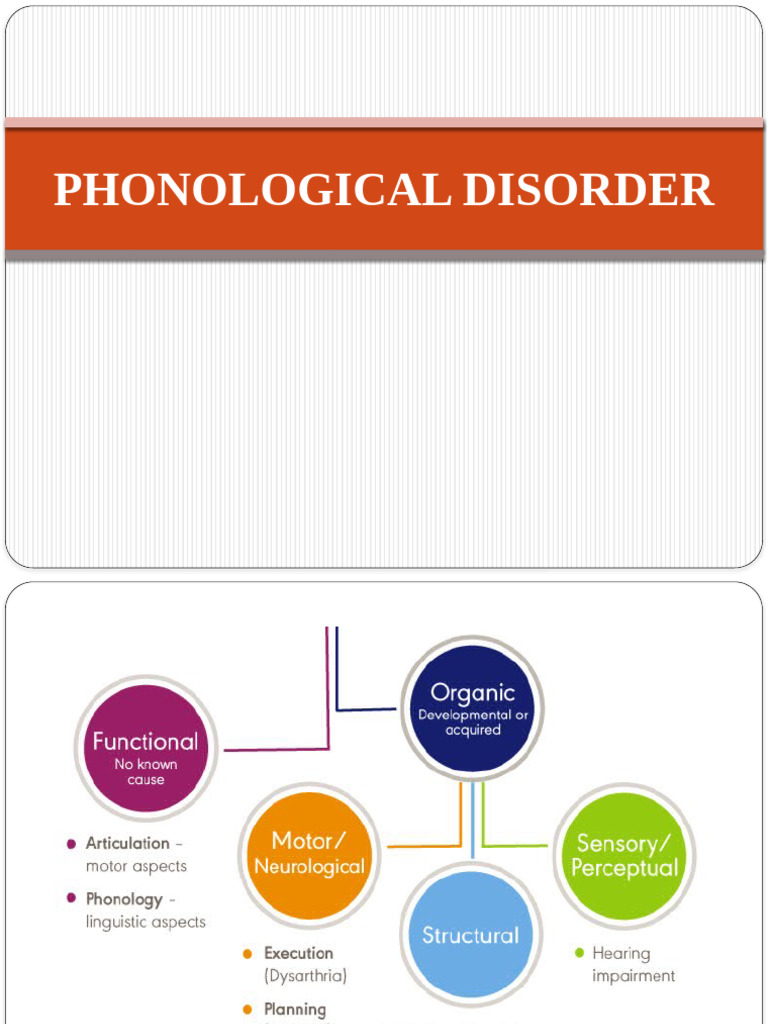 Phonological Disorder (1) | PDF | Motor Neuron | Speech
