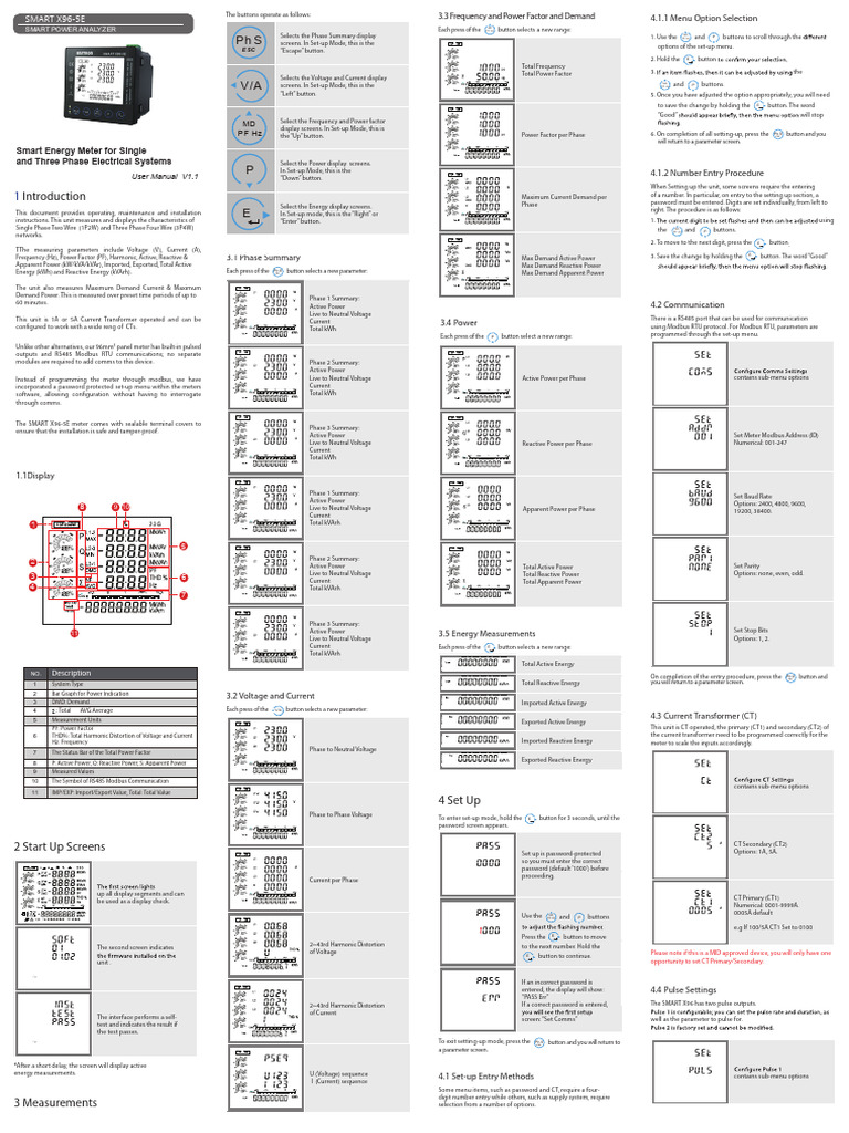 SMART X96 5E User Manual | PDF | Ac Power | Electrical Engineering