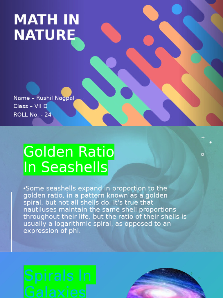 Math in Nature | PDF