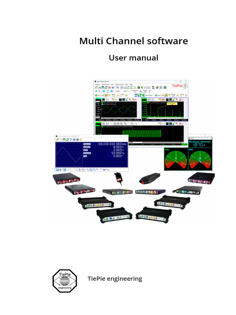 Manual-MultiChannel v1.11 | PDF | Button (Computing) | Computing
