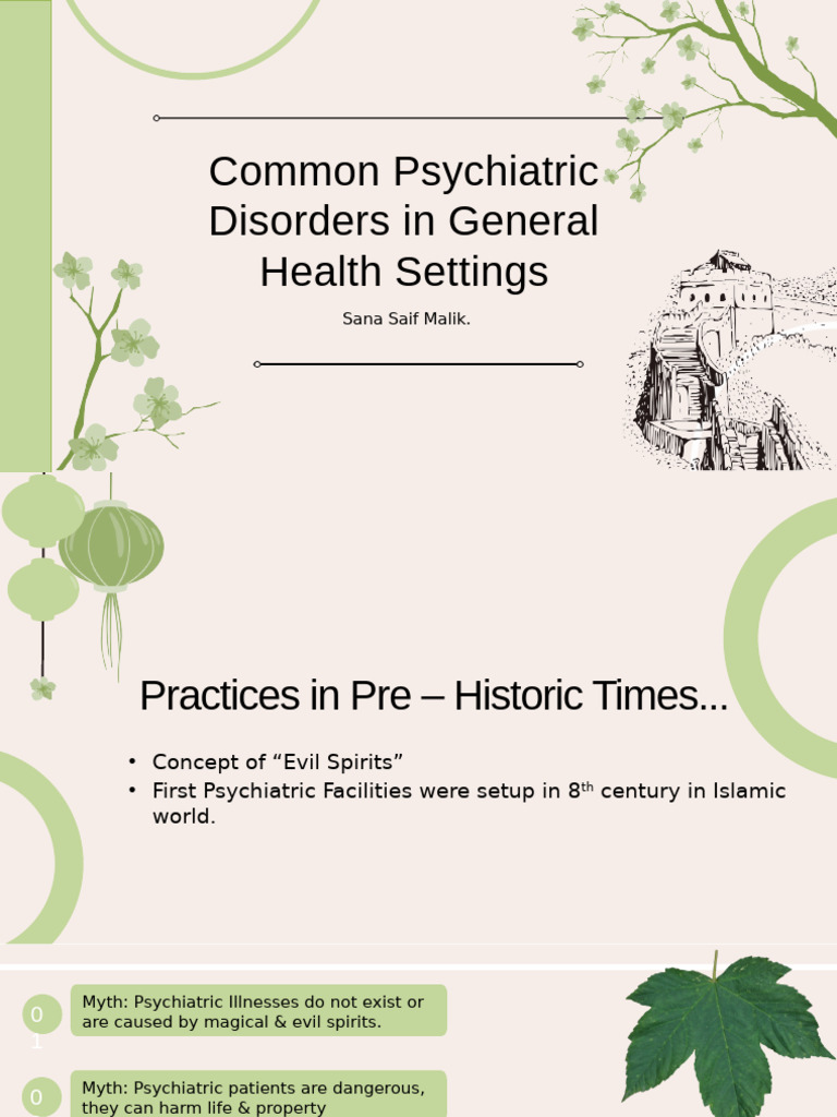 Understanding Common Psychiatric Disorders | PDF | Mental Disorder ...