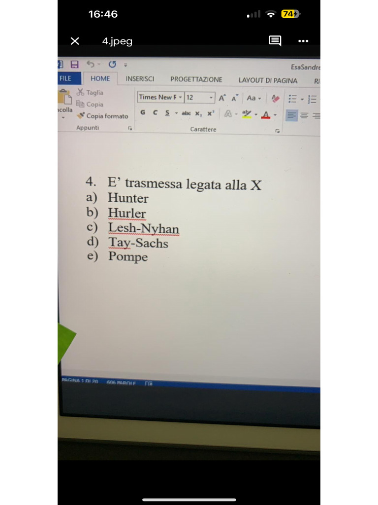 Risp. Multipla | PDF