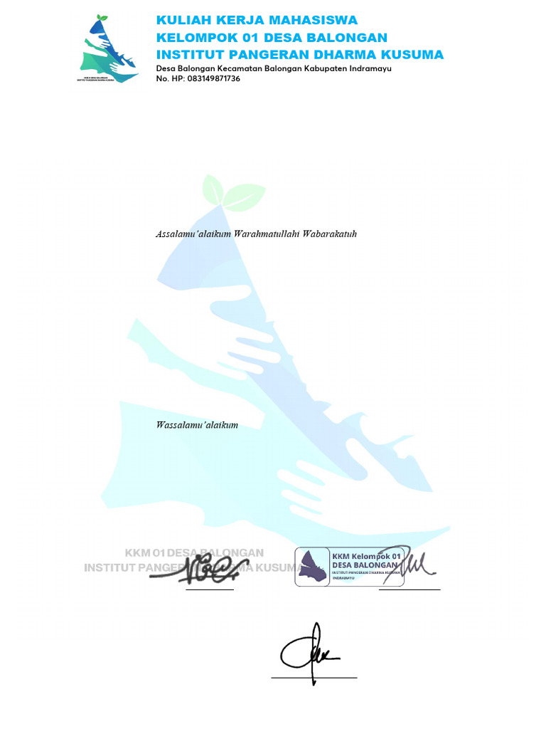 Surat Undangan DPL | PDF