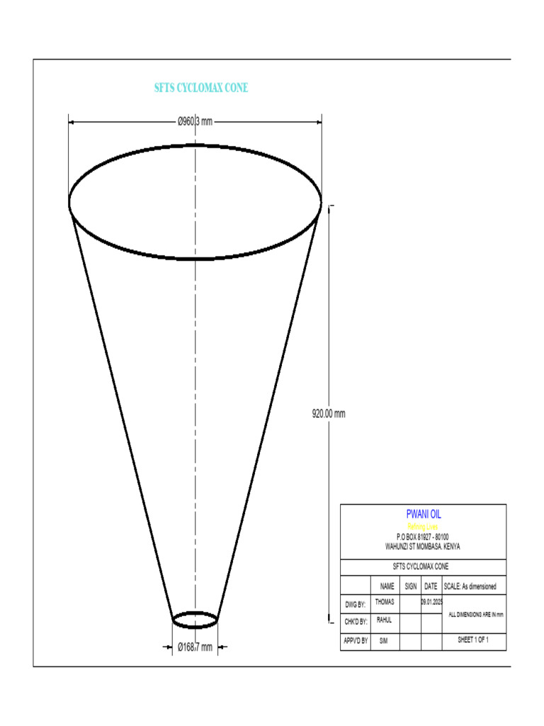 Sfts Cyclomax Cone-Model | PDF