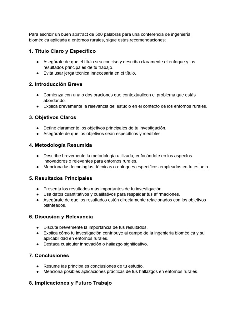 Cómo redactar un abstract efectivo | PDF | Investigación cuantitativa ...