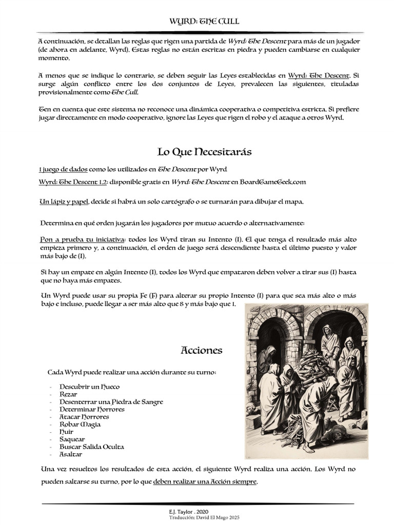 Wyrd - The Cull 0.1 ESP Piedra | PDF