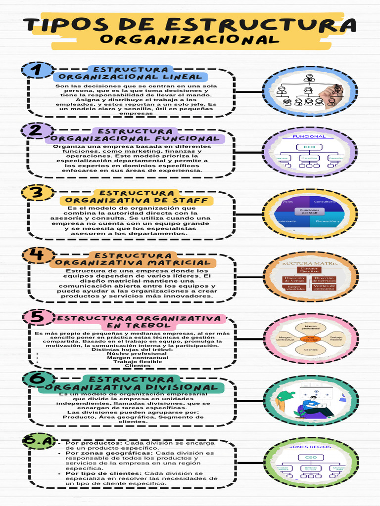 Tipos de Estructura Organizacional | PDF | Business | Economias