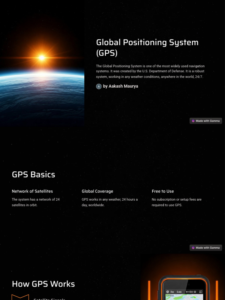 Comprehensive Guide to GPS Uses | PDF
