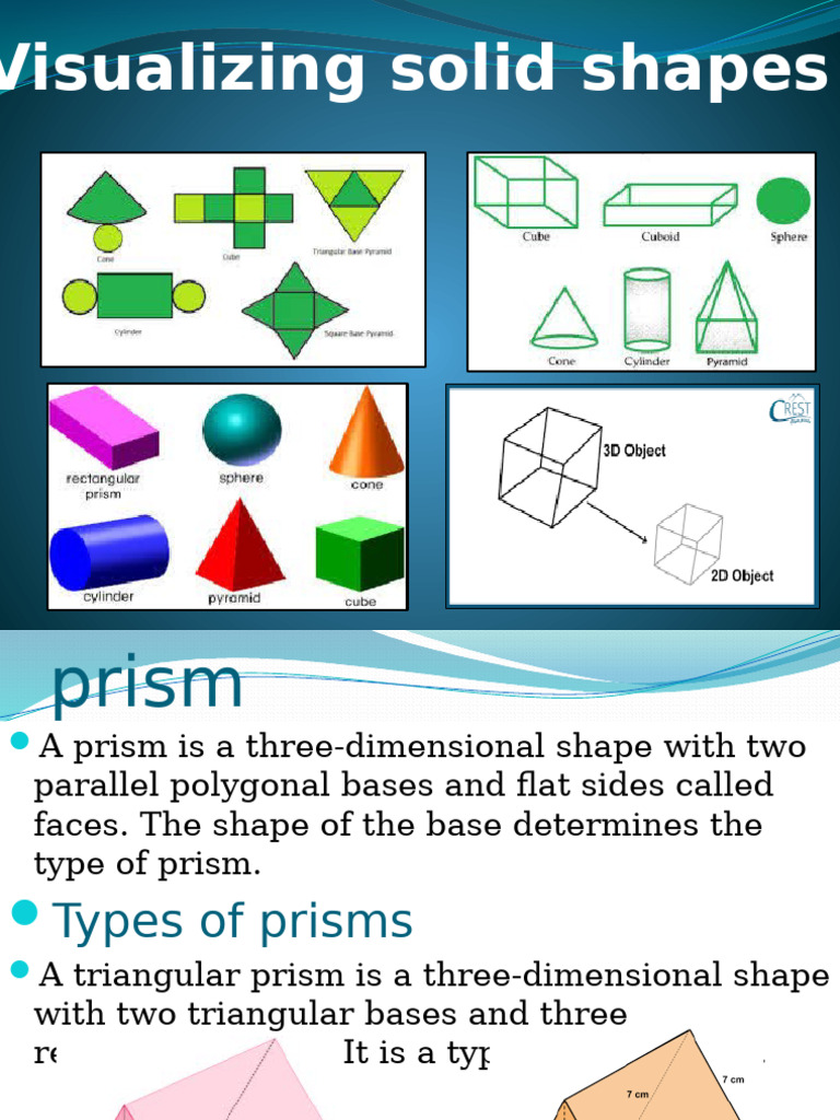 Visualizing Solid Shapes | PDF