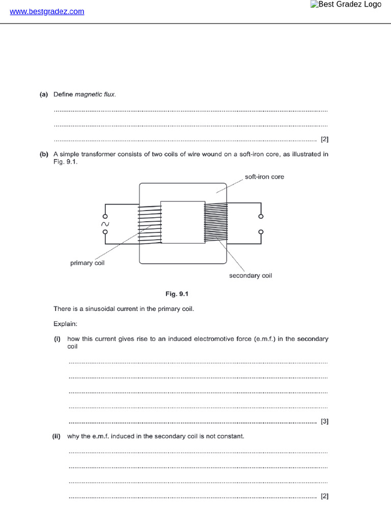 Topic 20.5 9702 A Level Physics | PDF