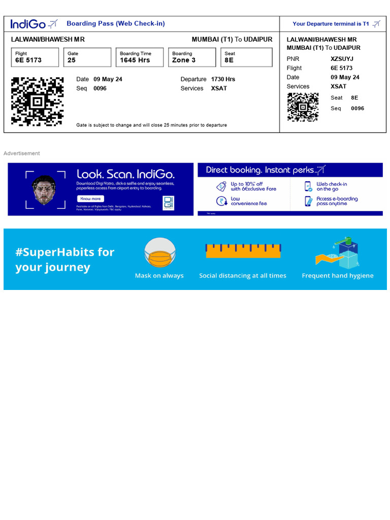 BoardingPass Journey13171622289854431 XZSUYJ | PDF