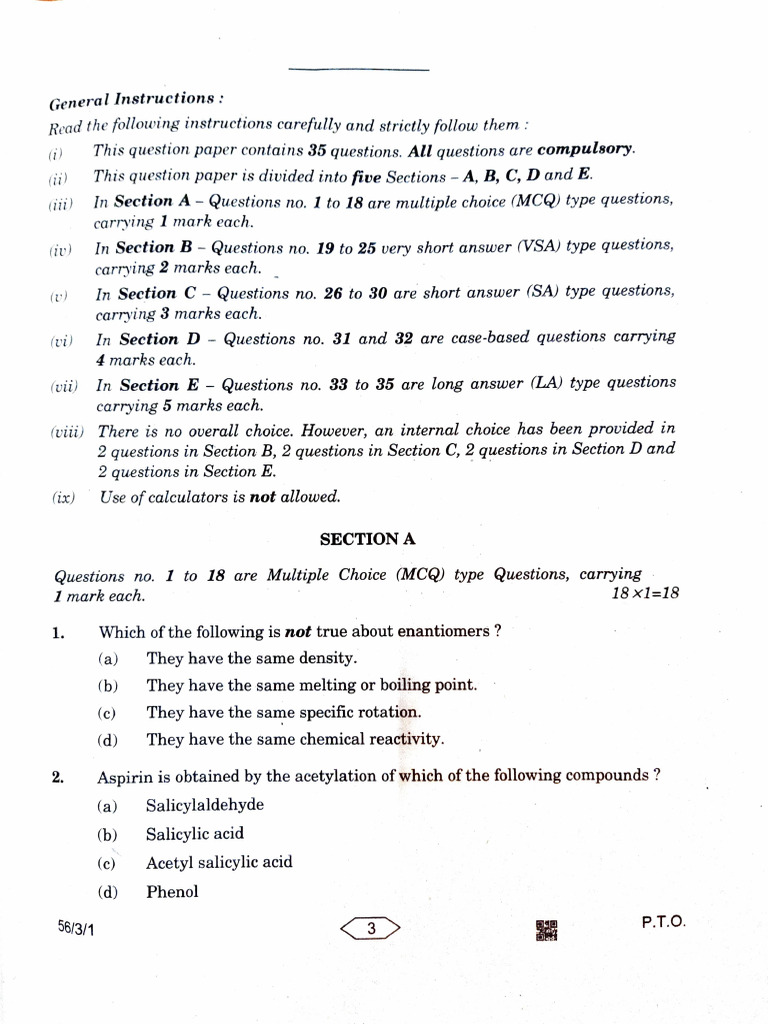 Practice Paper QP 2 | PDF | Coordination Complex | Chemical Reactions