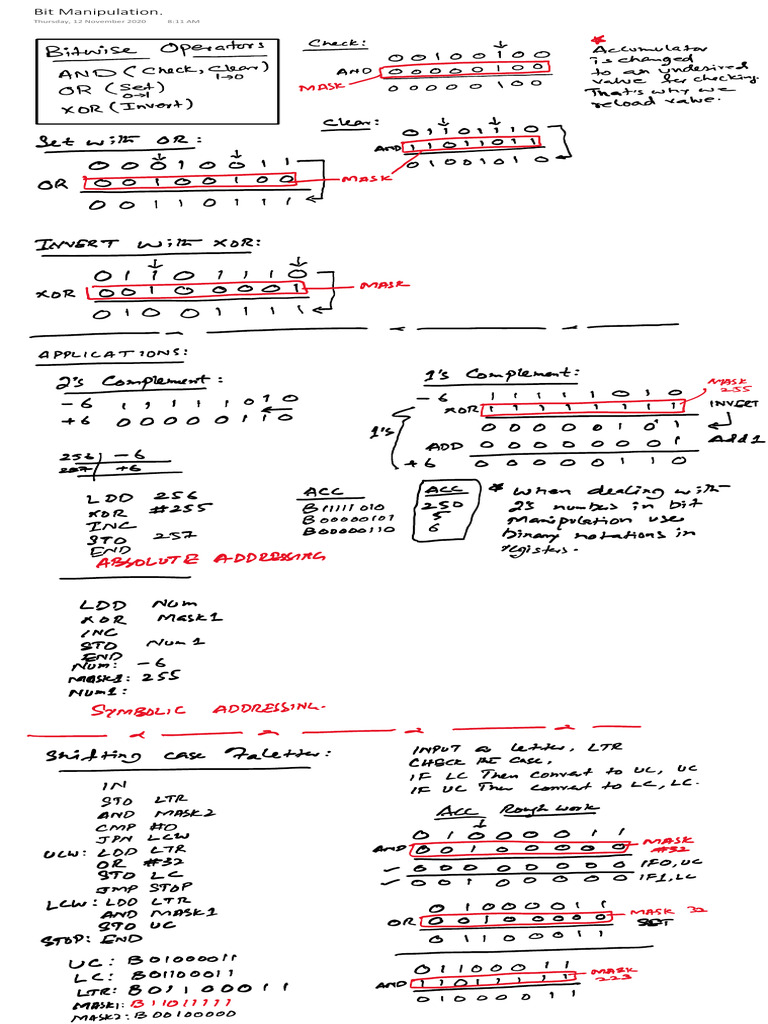 Bit Manipulation. 1 | PDF