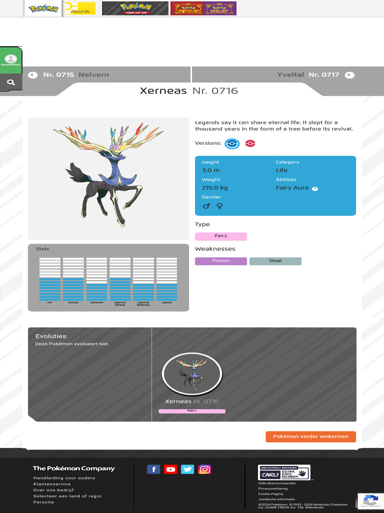 Xerneas Pokédex | PDF