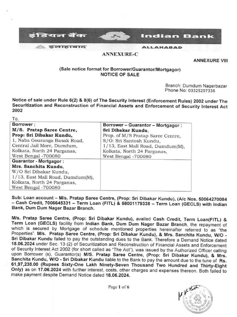 Annexure-C Pratap Sarre - 16.12.2024 | PDF