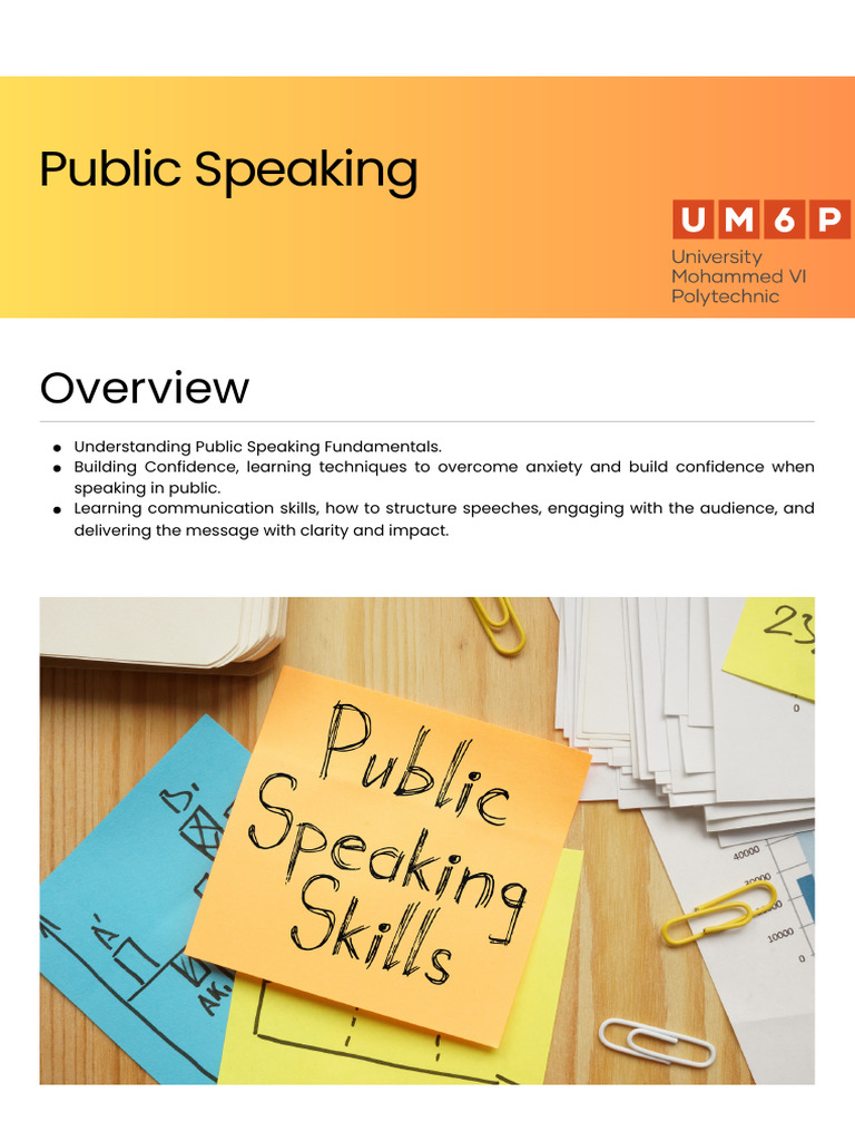 Public Speaking | PDF | Public Speaking | Anxiety
