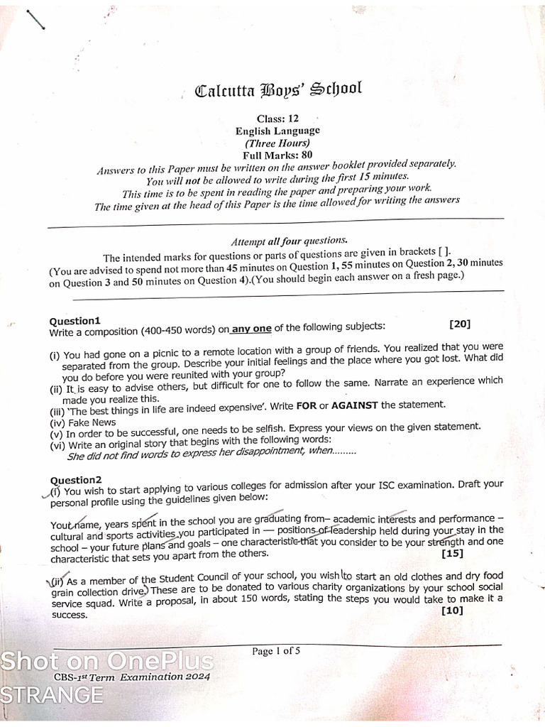 Eng Launguage Cbs - Rip Saha | PDF