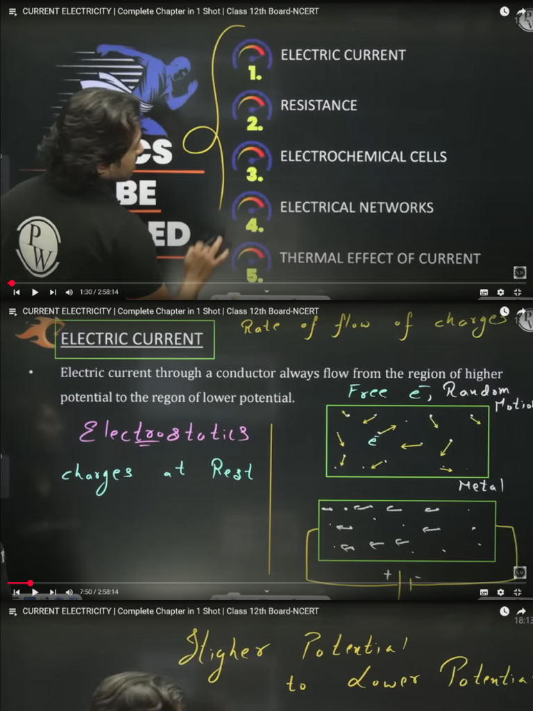 3.Current Electricity | PDF