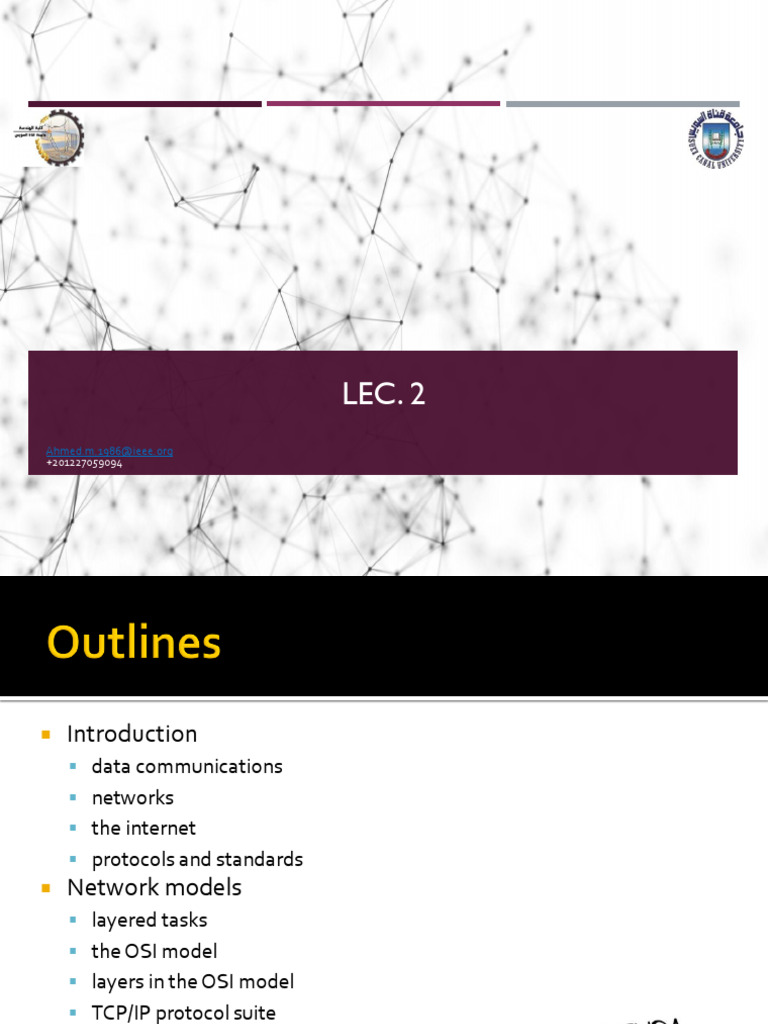 Lec 2 Merged | PDF | Osi Model | Computer Network