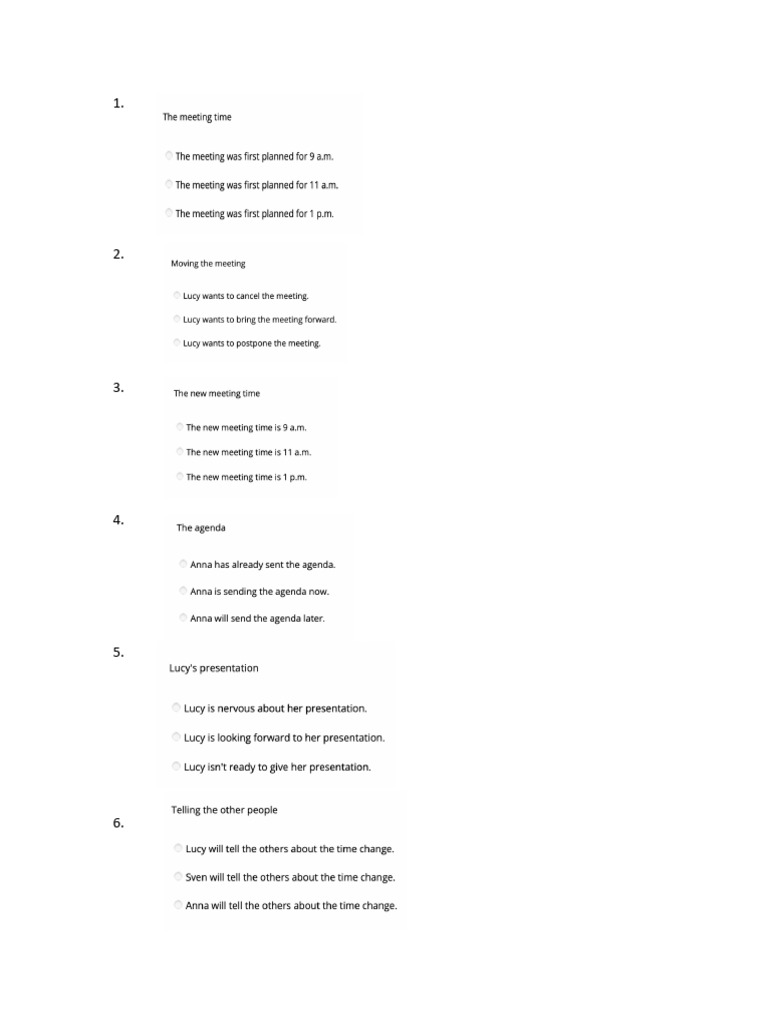 Task 1 Listening | PDF