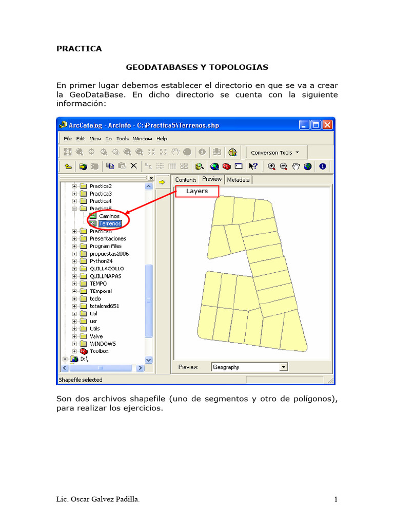 Geodatabases | PDF | Bases de datos | Topología