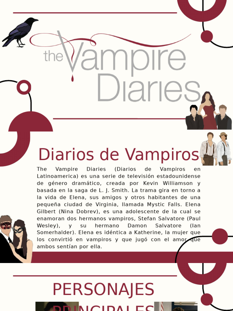 Presentacion the Vampire Diaries | PDF | The Vampire Diaries