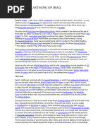 History of the Hashemite Kingdom of Iraq | PDF | Iraq | Middle East
