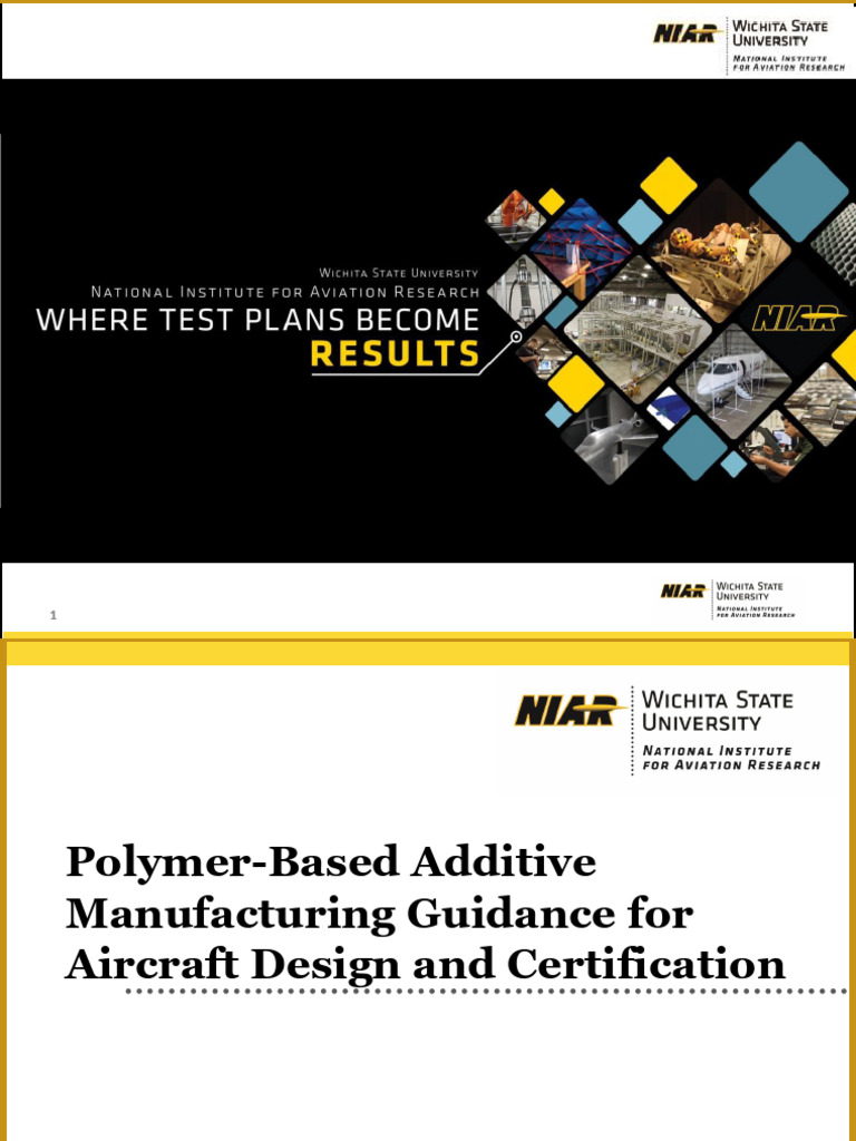 NIAR Polymer 2019 EASA-FAA AM Workshop | PDF | Composite Material ...