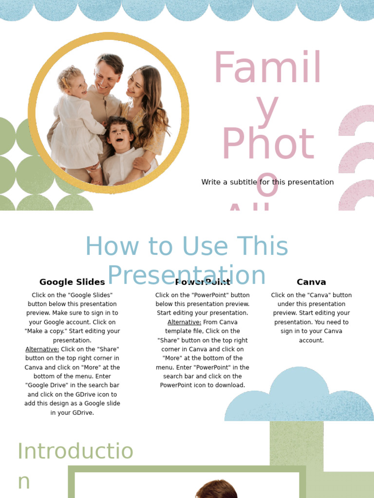 Abstract Geometric Family Photo Album | PDF