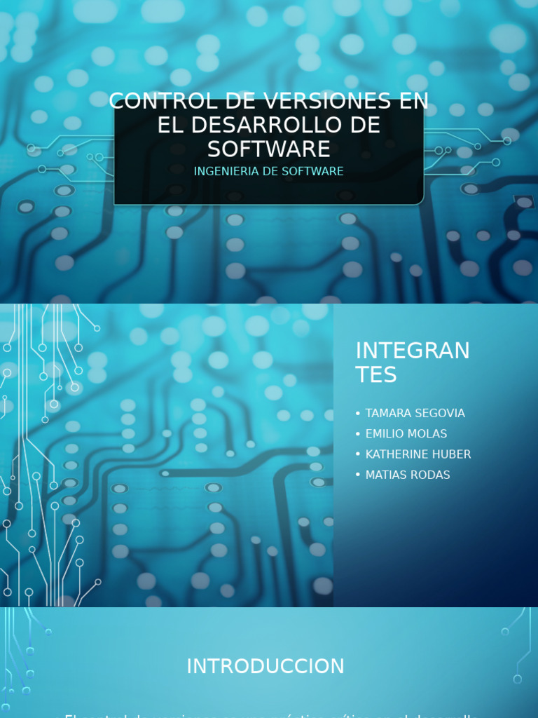 ISO CONTROL DE VERSIONES DESARROLLO DE SOFTWARE | PDF | Control de versiones | Software