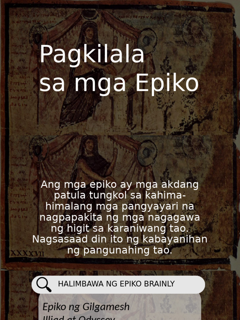 Epiko Filipino | PDF