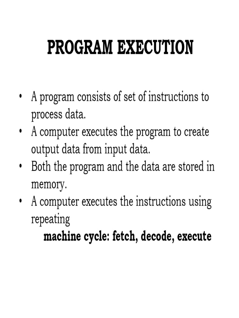 Lect3 Instruction Execution | PDF