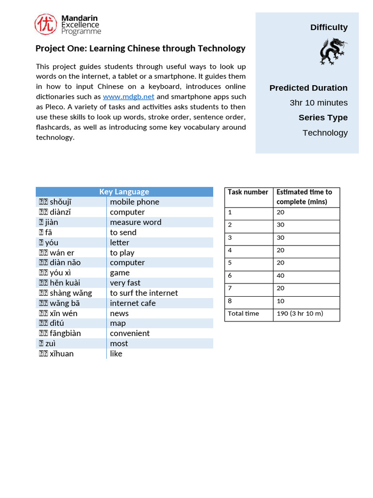Project 1 Teachers Notes s2zxd1 | PDF