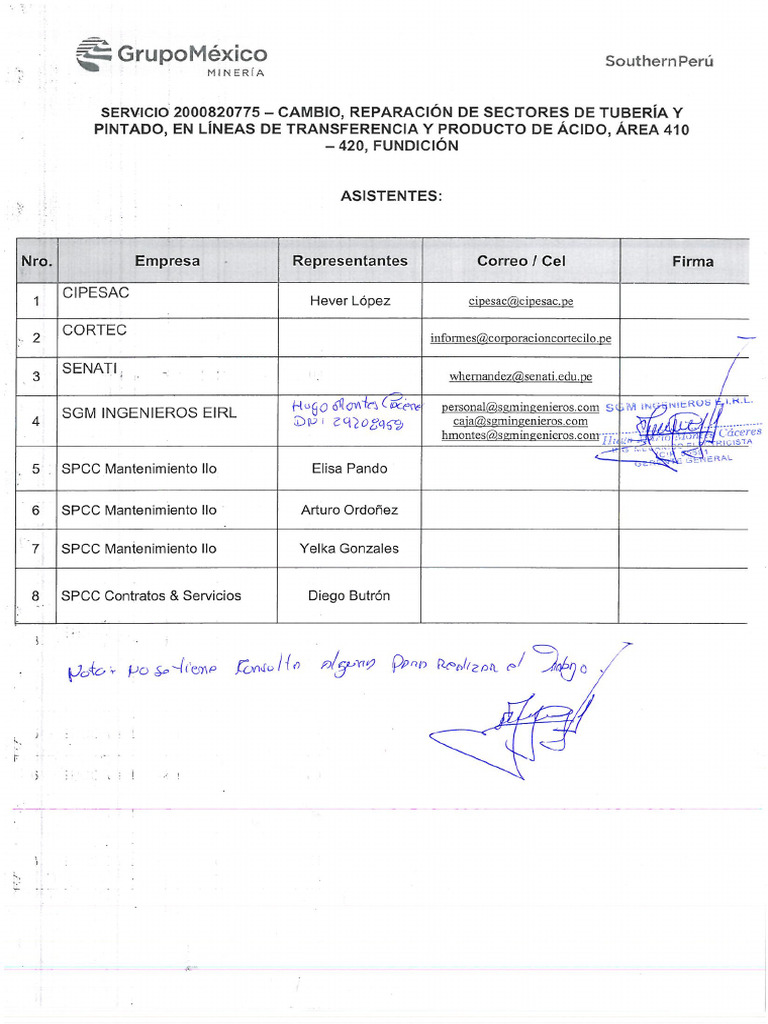 Constancia de Vicita | PDF
