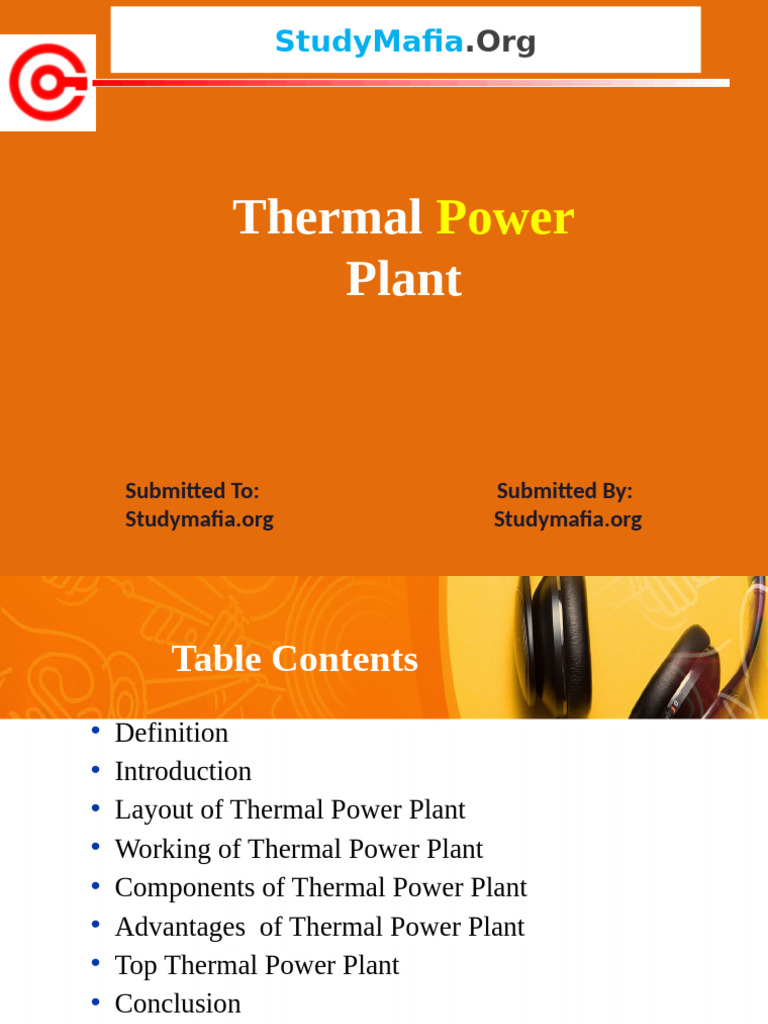 Overview of Thermal Power Plants | PDF | Boiler | Power Station