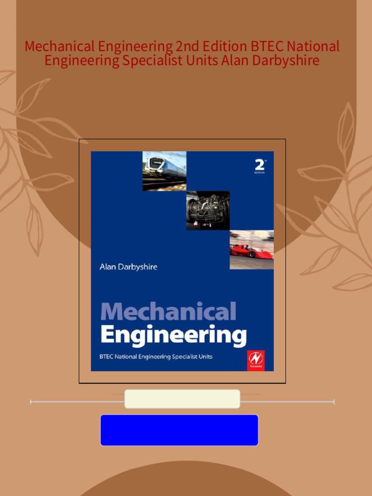 Full Mechanical Engineering 2nd Edition BTEC National Engineering ...