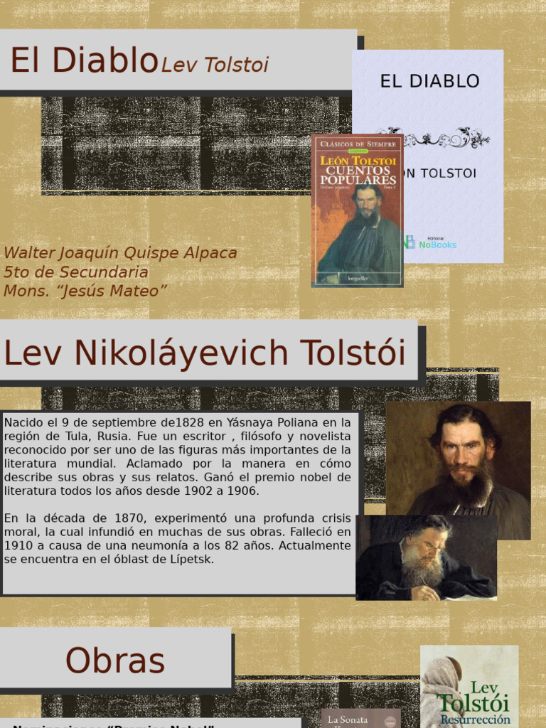 Lev Tolstoi | PDF | Leo Tolstoy