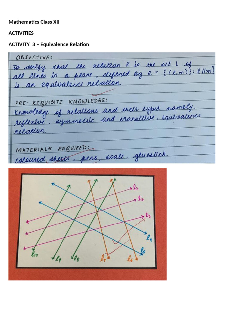 Activities Class 12(3 and 4) | PDF