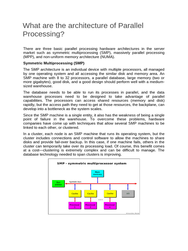 organization of parallel processing | PDF | Parallel Computing ...
