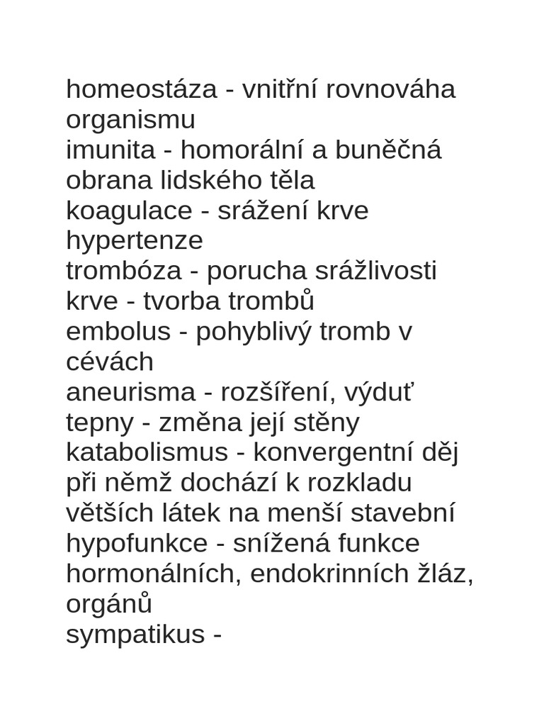 Bio Pojmy 2pulka | PDF