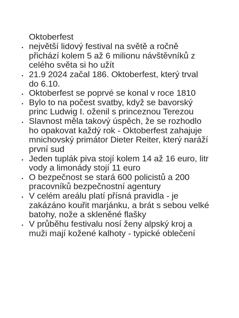 Oktoberfest Text | PDF