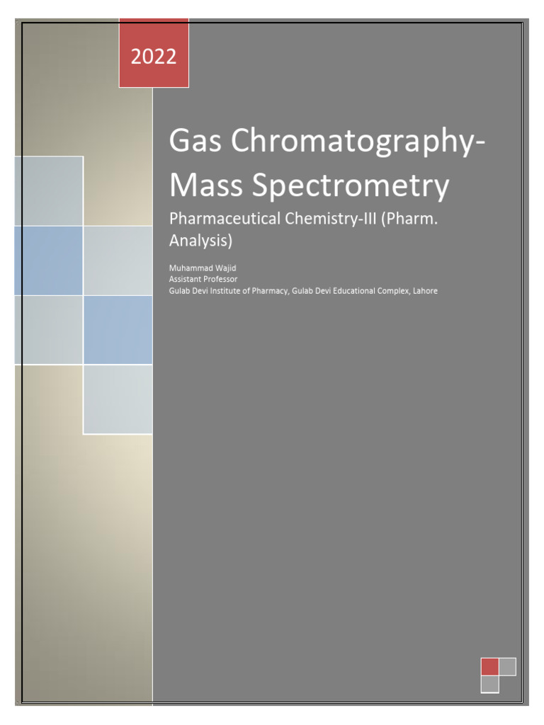 GC-MS | PDF | Gas Chromatography | Gas Chromatography–Mass Spectrometry