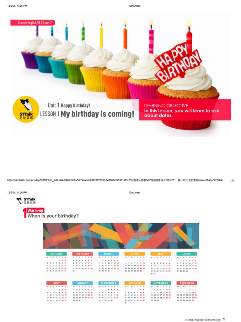 Level 2 - U1L1 | PDF