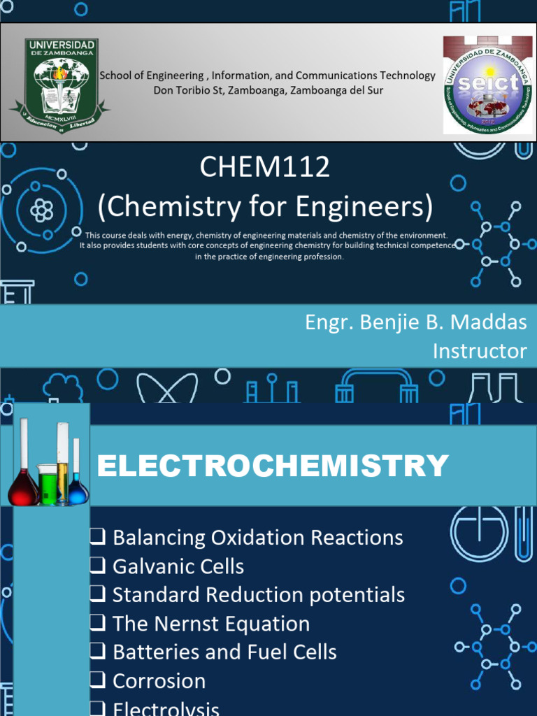 Electrochemistry: Balancing Redox Reactions | PDF | Redox ...