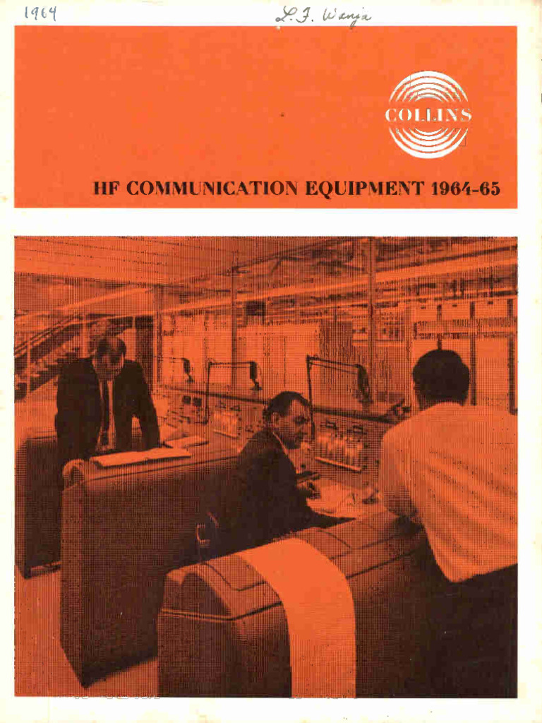 Collins Communications Equipment 1964 1965 | PDF | Radio | High Frequency