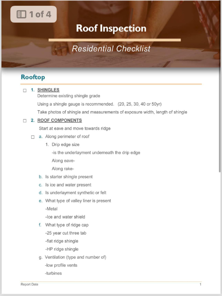 Inspection Checklist | PDF