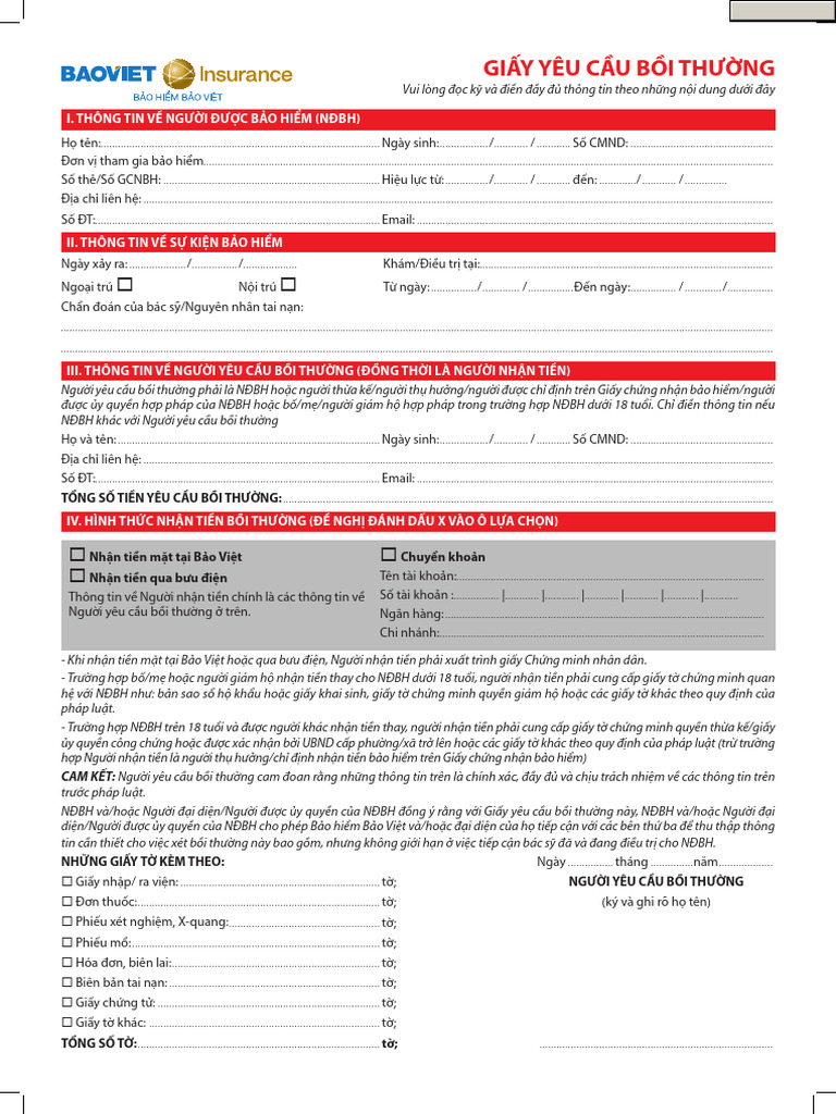 Claim Form | PDF